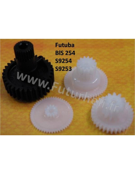Set de pignons BLS254 / S9254 / S9253 / Futaba Servos chez Futurheli.com