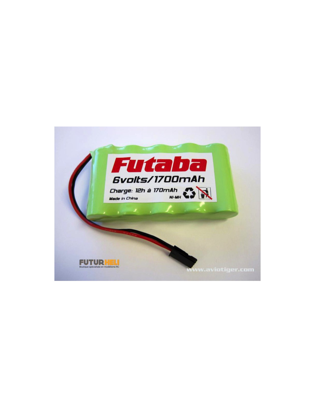 Accu Nimh TX ou RX 6v 1800 mAH Futaba