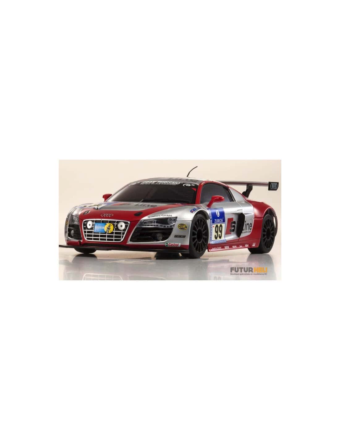 Carrosserie Audi R8 LMS S-Line NBR 2010 Autoscale Kyosho MZP419SL