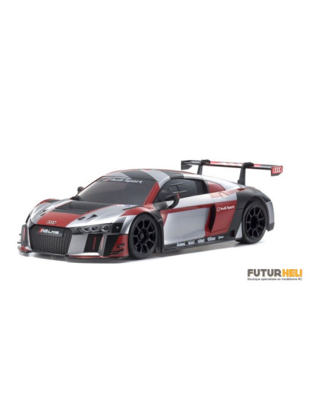 Mini-Z Audi R8 LMS 2015"gris rouge" serie RWD + radio kyosho 32323RGB
