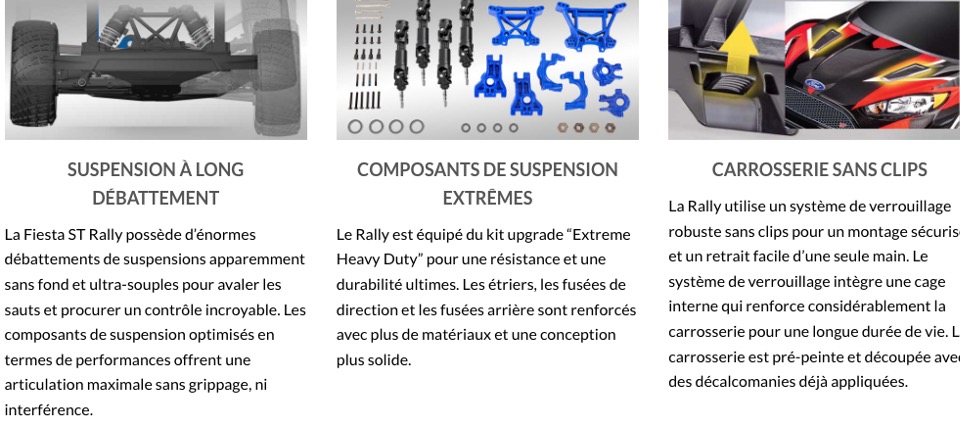 Traxxas Fiesta ST Rally extrême brushless 74154-4